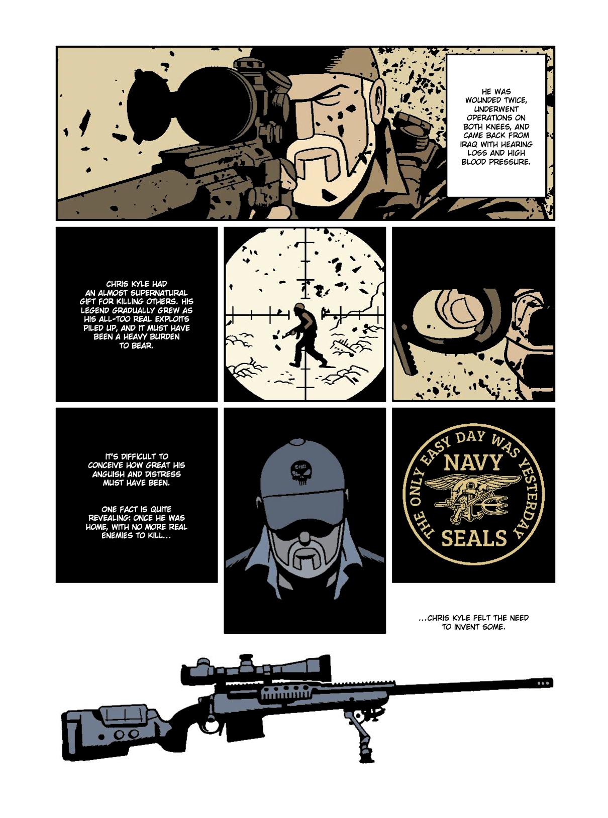 Chris Kyle – Interior Art – Page 3 – COMICON
