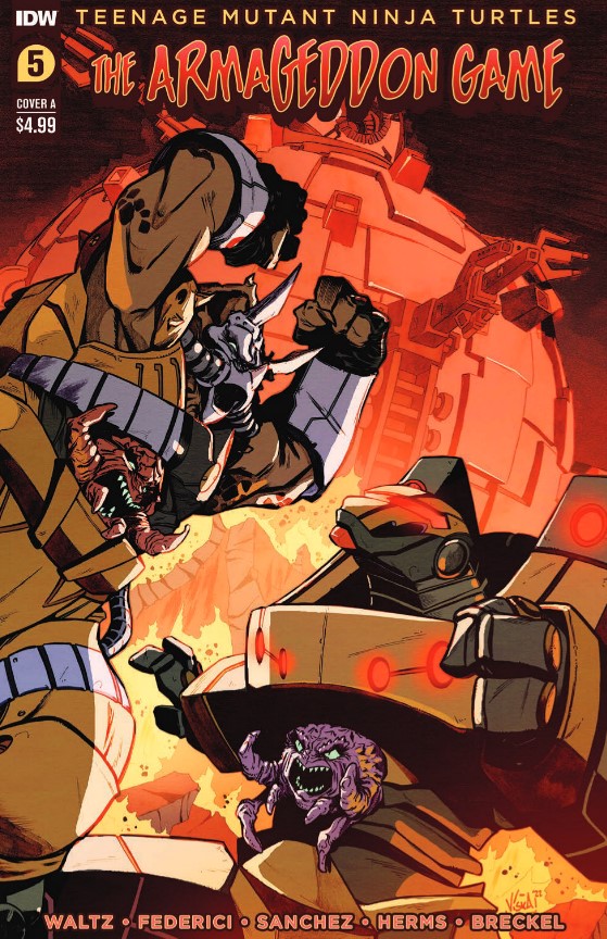 Preview: ‘Teenage Mutant Ninja Turtles- The Armageddon Game’ #5 – COMICON