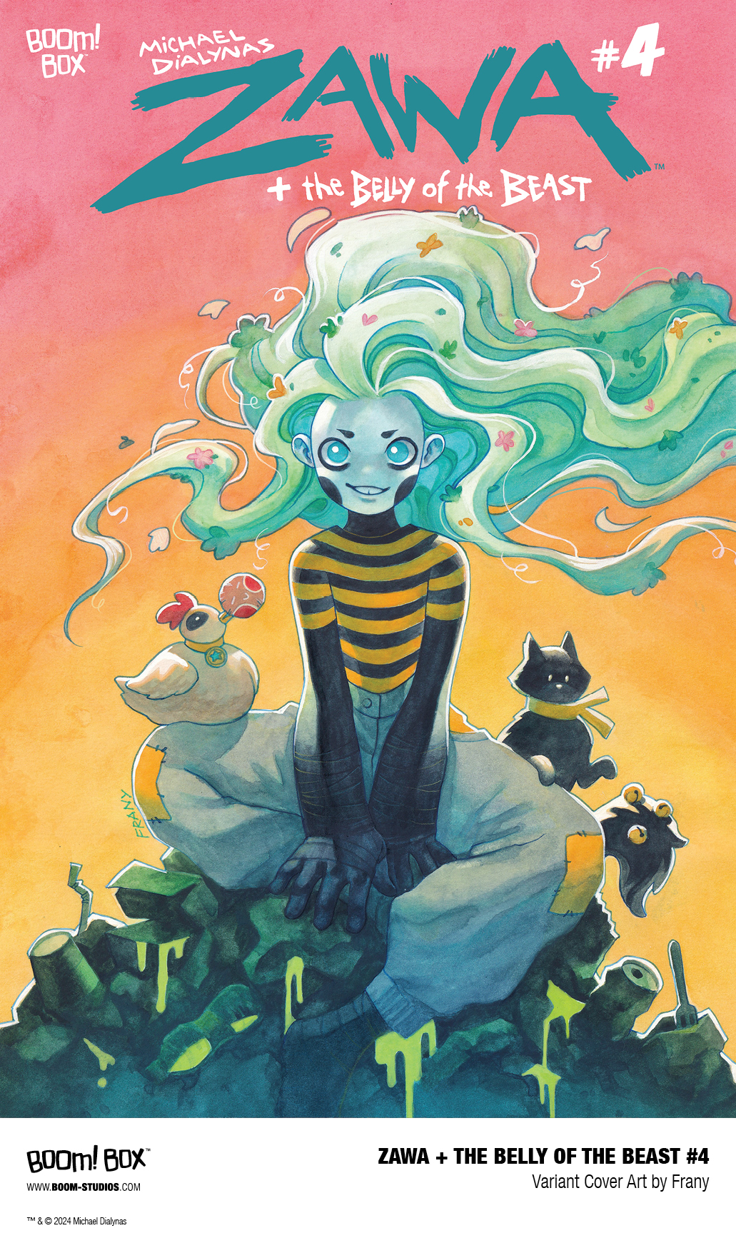 Shocking Revelations In Your First Look At ‘Zawa + The Belly of the Beast’ #4 – COMICON