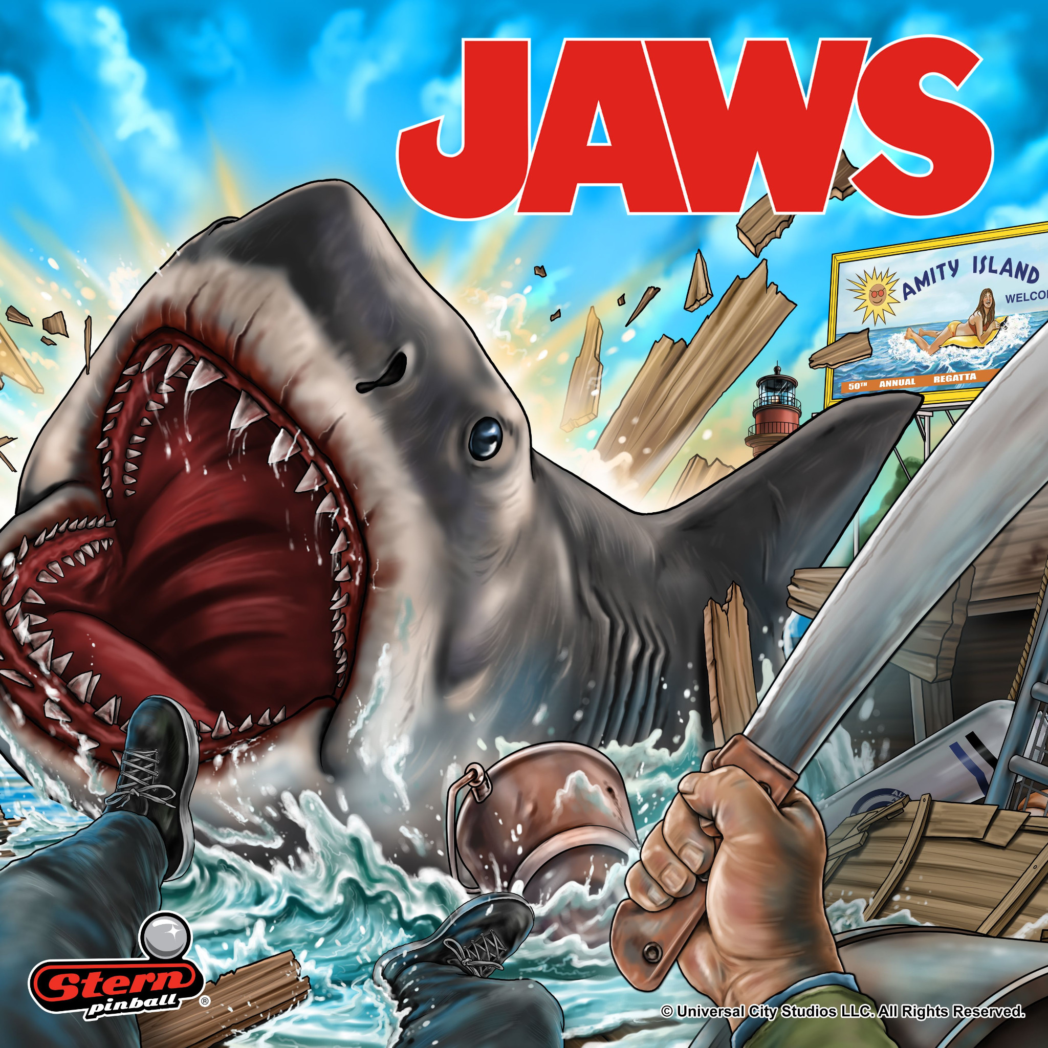 CES 2024: Stern Pinball Announces ‘Jaws’ Game – COMICON