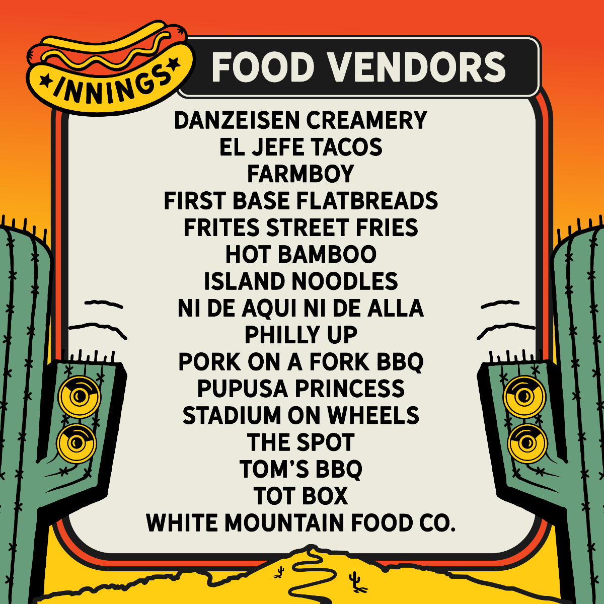 Innings Festival Tempe Reveals 2024 Festival Map And Food Vendors – COMICON