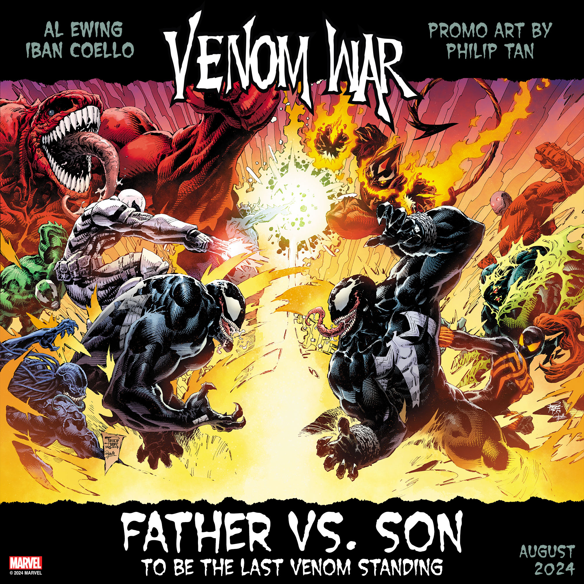 This August, Venoms Collide In Ewing & Coello’s ‘Venom War’ – COMICON