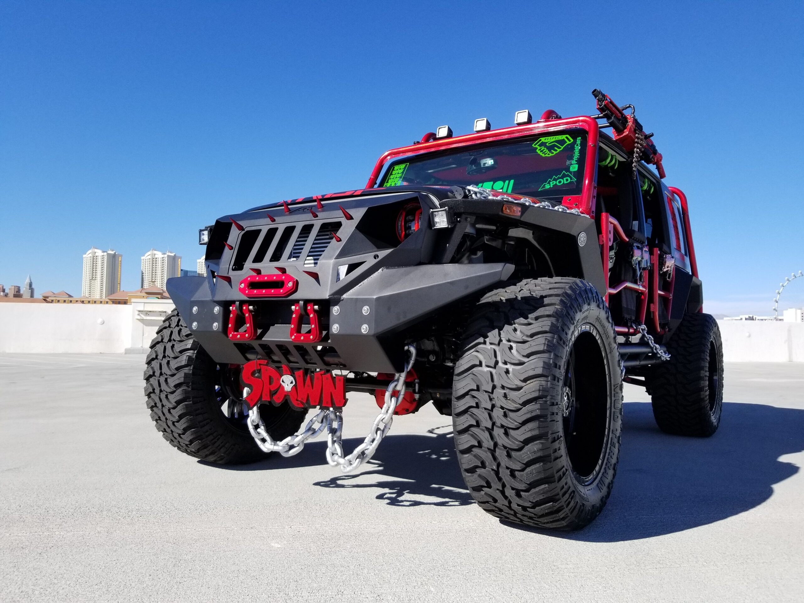 The Violator Hunter — Projekt Cars’ ‘Spawn’ JEEP Wrangler Build – COMICON