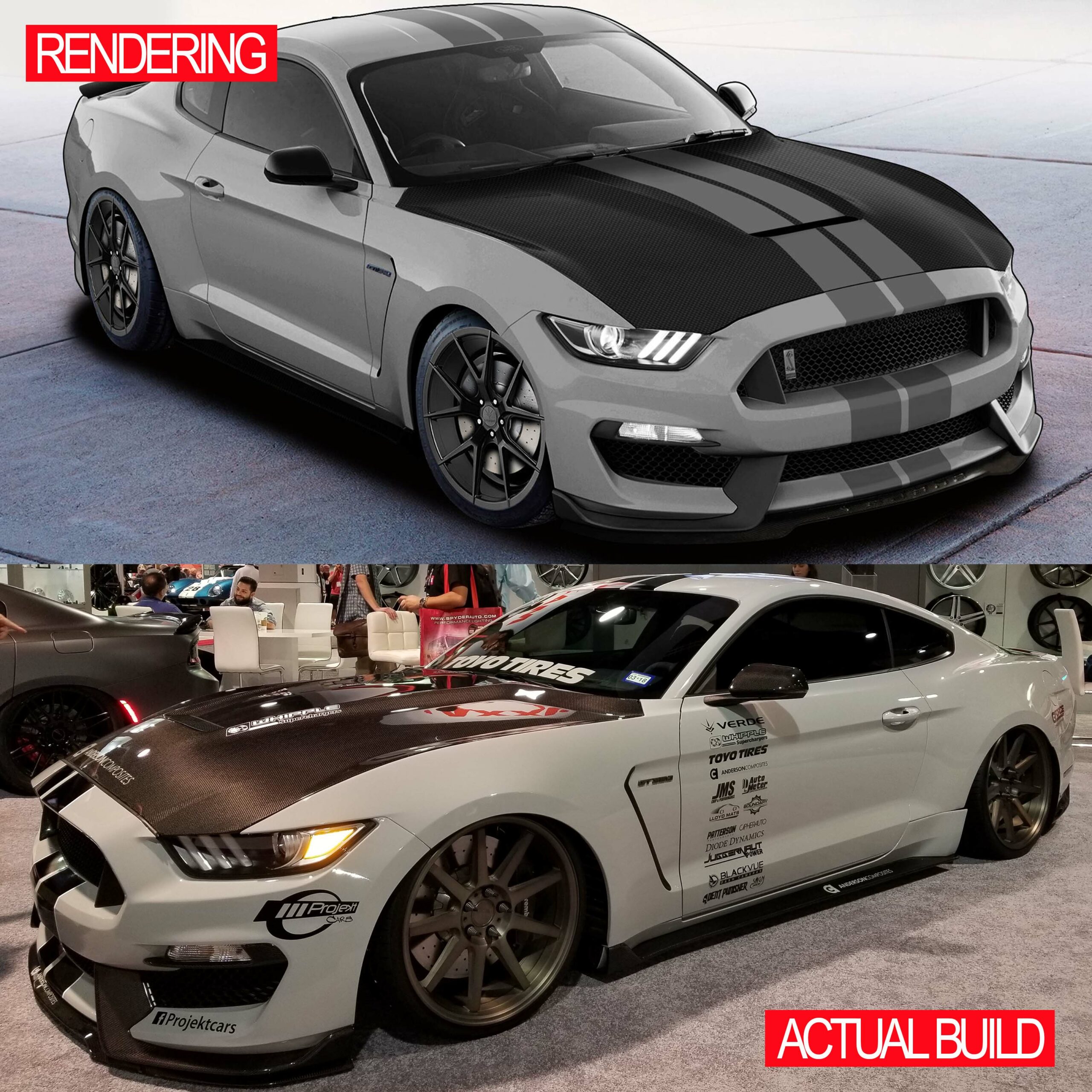 Real vs_Verde GT350 – COMICON