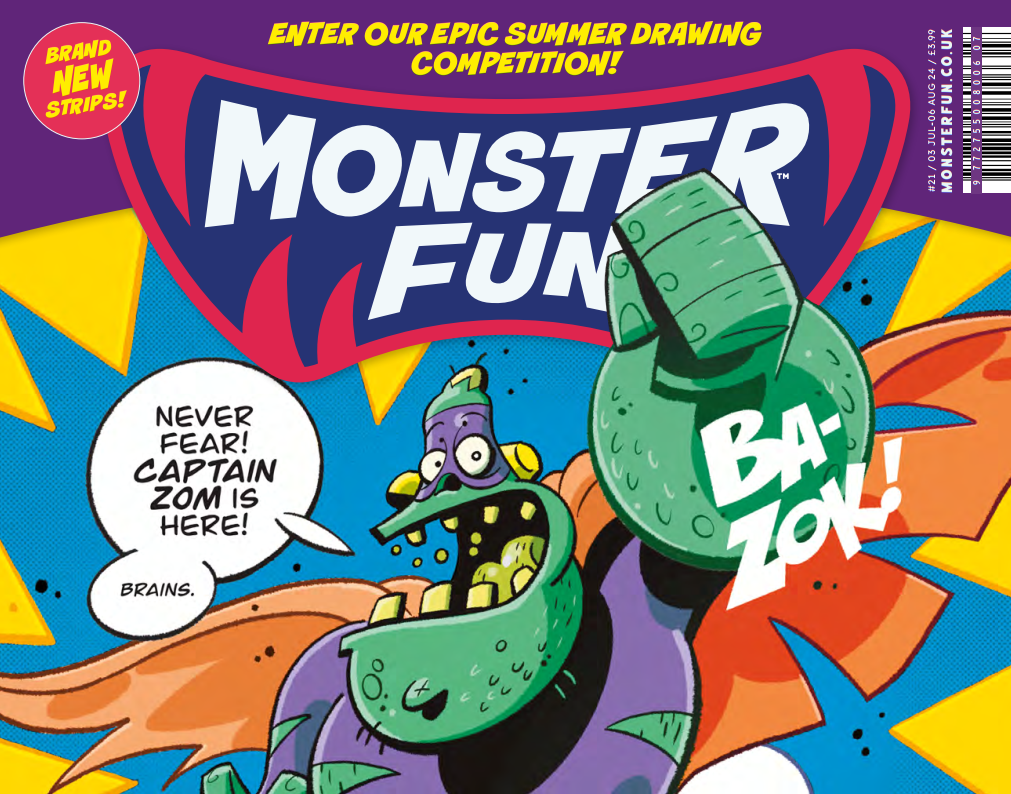 Previewing ‘Monster Fun’ #21: Introducing Captain Zom – COMICON