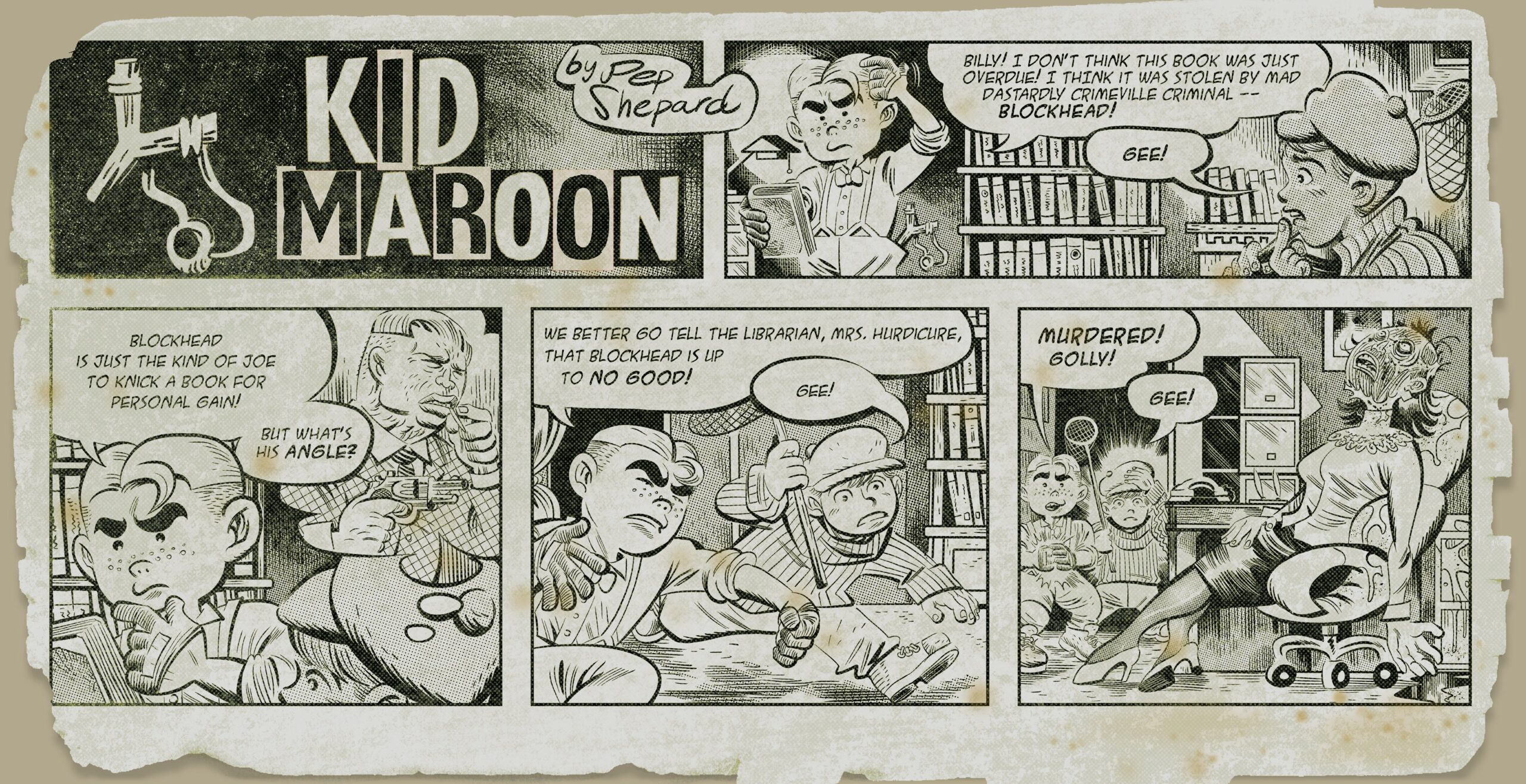 Vault Comics Acquire The Rights To 1940s Boy Detective Comic Strip ‘Kid ...