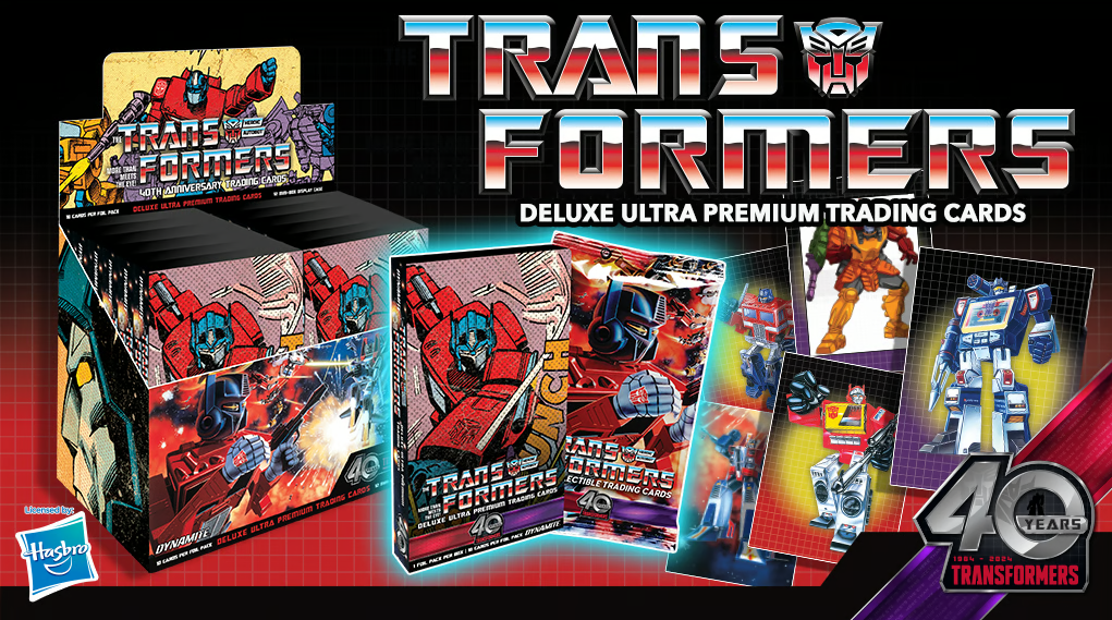 Dynamite Celebrates Transformers Day With 40th Anniversary Trading Card ...