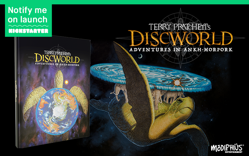 The Turtle Moves Also! — The ‘Discworld’ TTRPG Launches Soon – COMICON