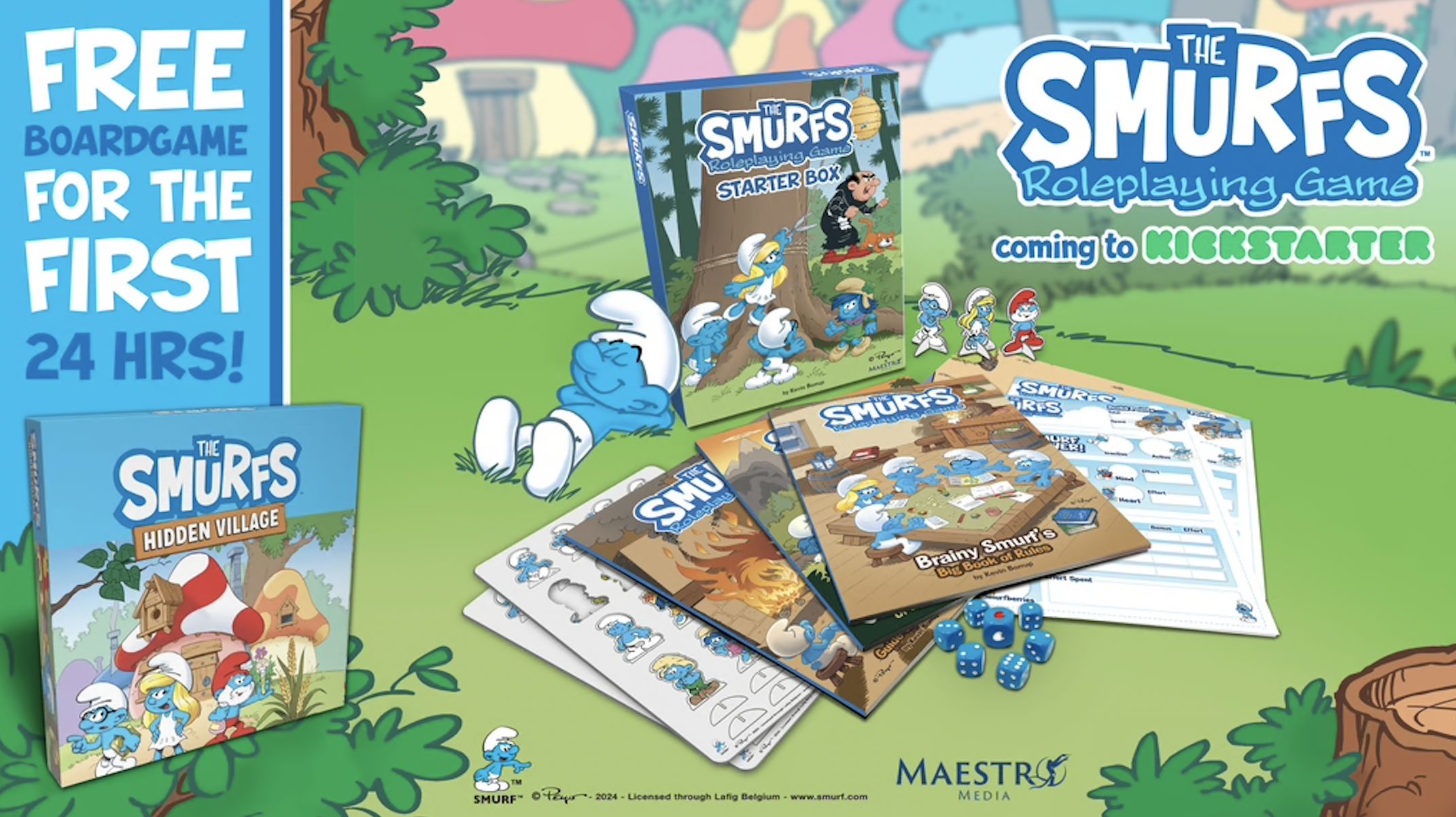 You Smurf, I Smurf, We All Smurf For ‘The Smurfs: Roleplaying Game ...
