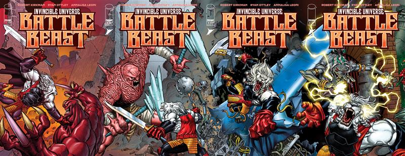 Skybound Shows Off Its Connecting Covers For ‘Battle Beast’ – COMICON