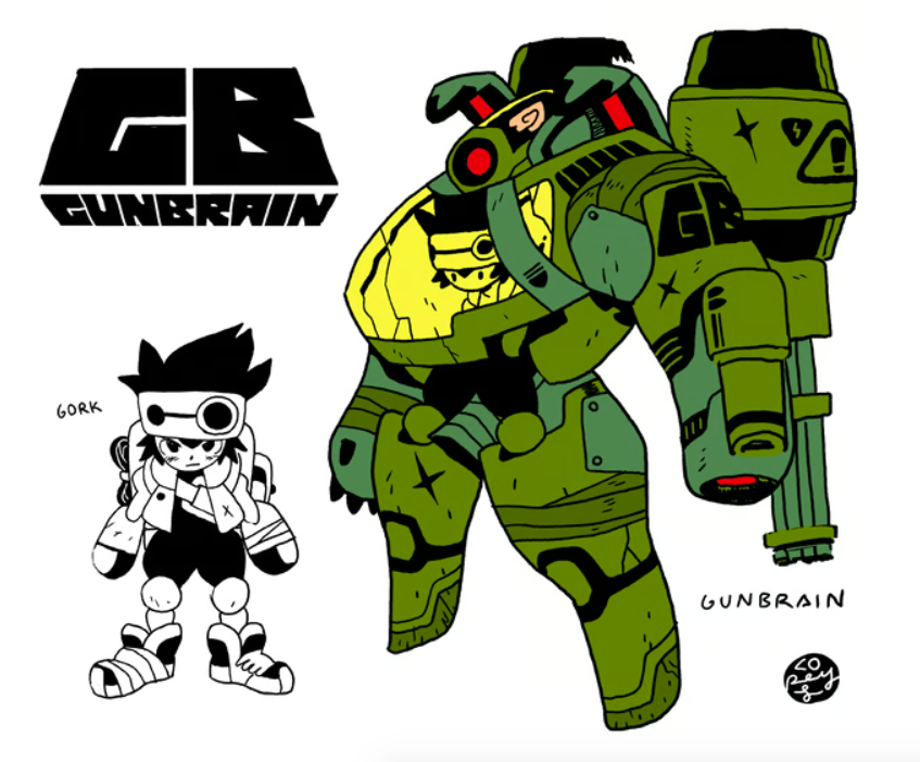 Kickstarting Comics: Corey Lewis’s ‘Gunbrain’ Comic Crowfunding Now ...