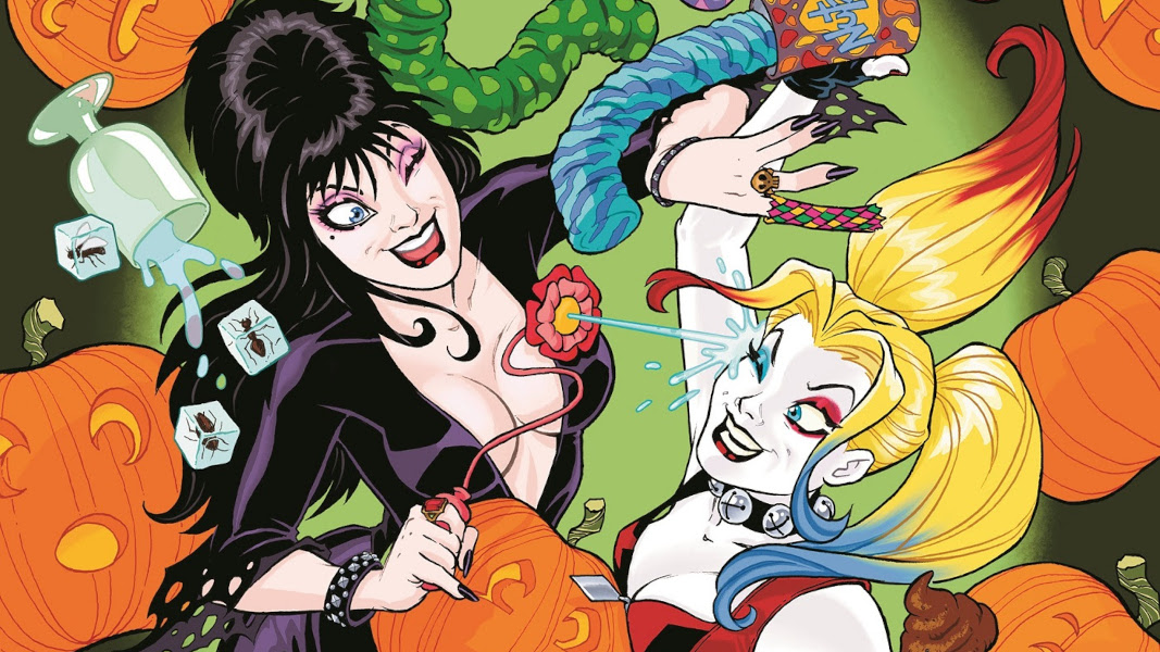 Amanda Conner Provides Two Covers For August’s ‘Harley Quinn X Elvira ...