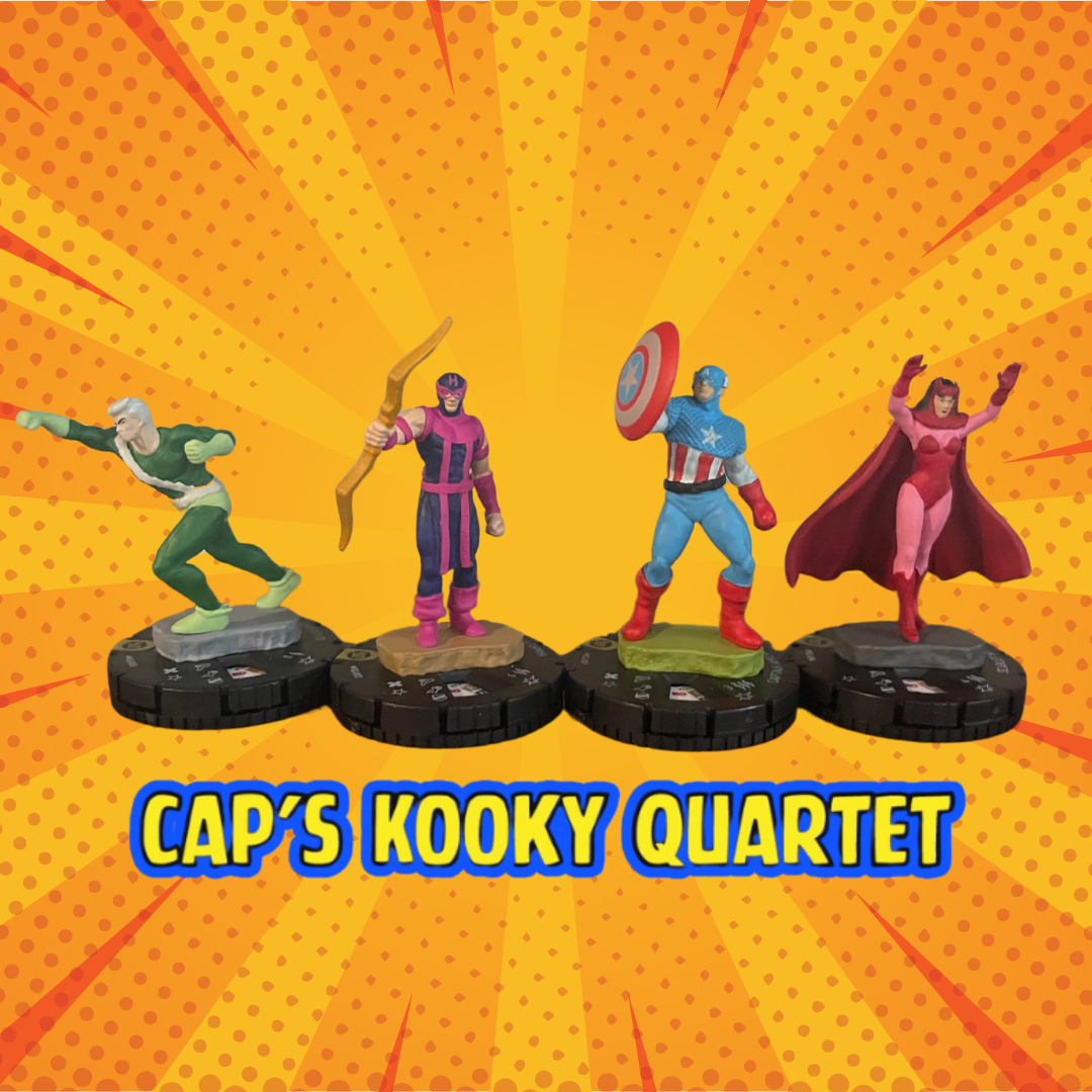 Wizkids Answers Player Feedback With HeroClix 400 ‘Cap’s Kooky Quartet ...