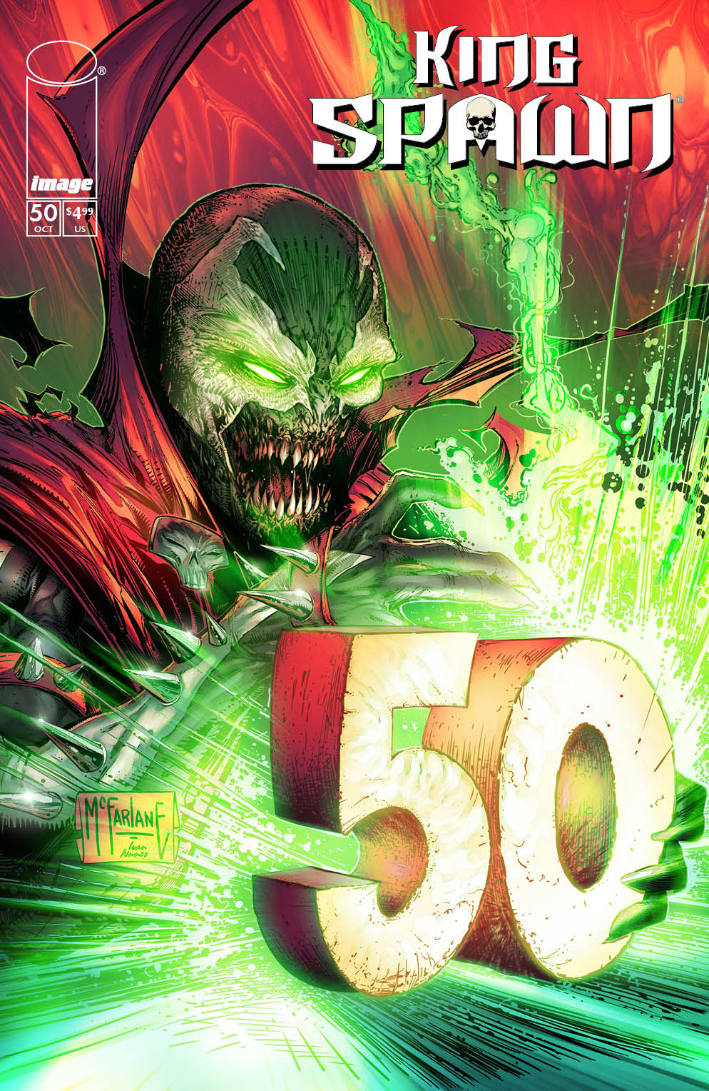 ‘King Spawn’ #50 Features Variant Covers To Celebrate This Spawn Universe Milestone – COMICON