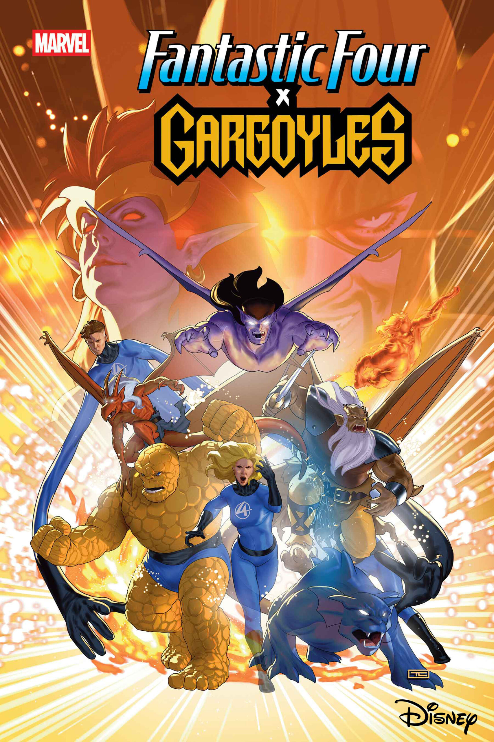 Marvel’s First Family Collides With ’90s Cartoon Icons In October’s ‘Fantastic Four/Gargoyles ...