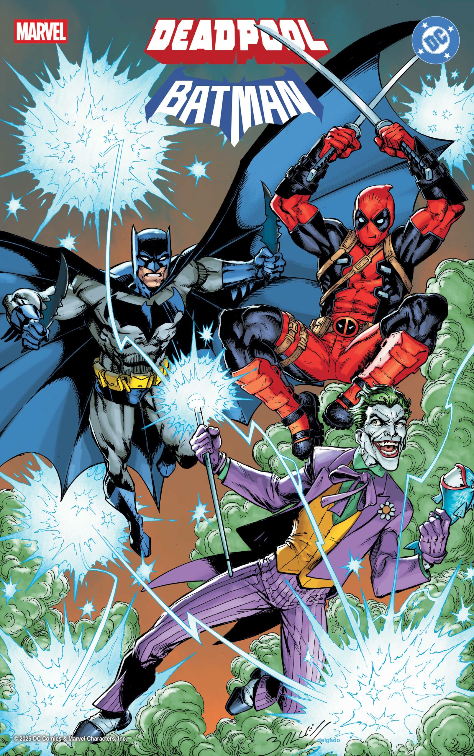 Marvel Comics Reveals More Explosive ‘Deadpool/Batman’ Covers – COMICON