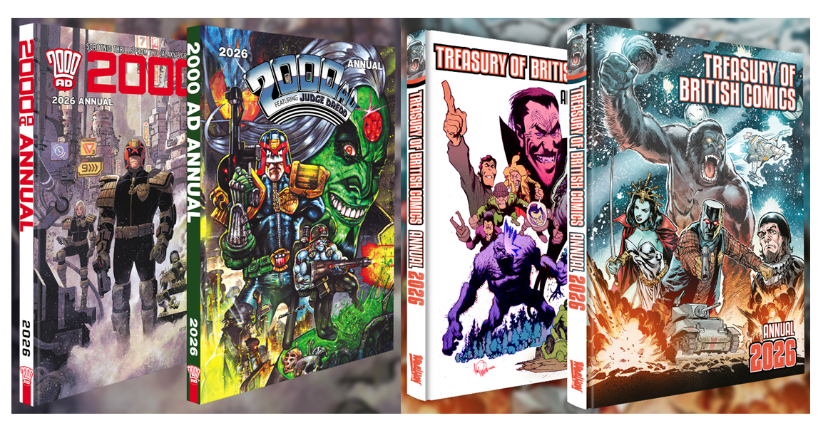 2000 AD And The Treasury Of British Comics Announce Their 2026 Annuals ...