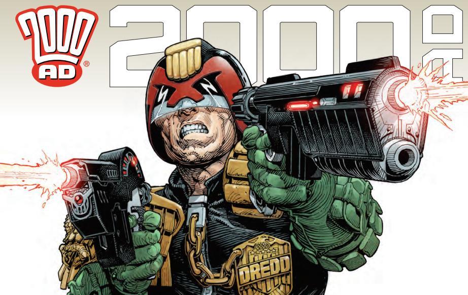 The Weekly 2000 AD Prog #2447: Dredd Giving It Both Barrels – COMICON