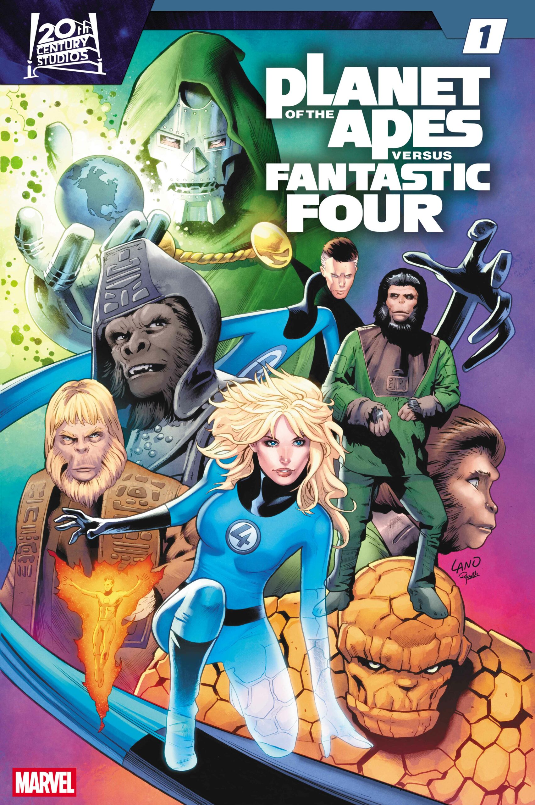 Worlds Collide In February’s ‘Planet Of The Apes Vs. Fantastic Four’ – COMICON