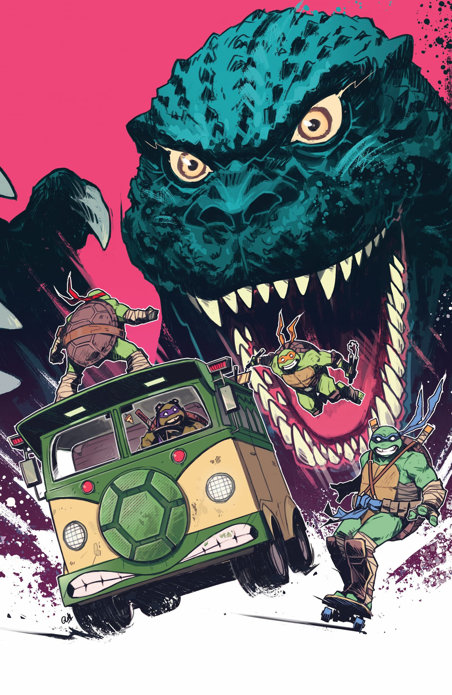 Review: ‘TMNT X Godzilla #1’ Delivers Nostalgic Saturday Morning ...