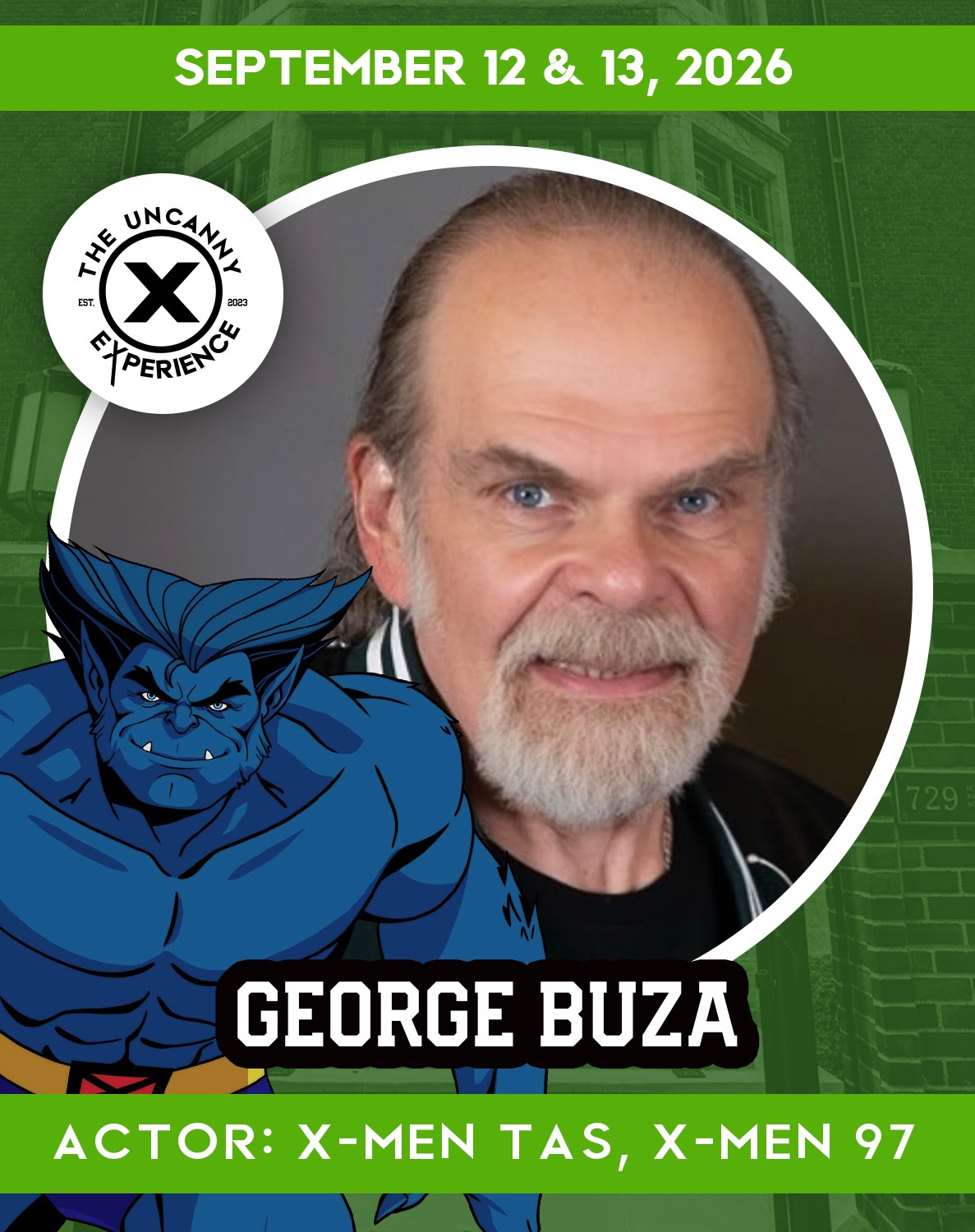 George Buza, Voice of Beast, Bounces Into The Uncanny Experience