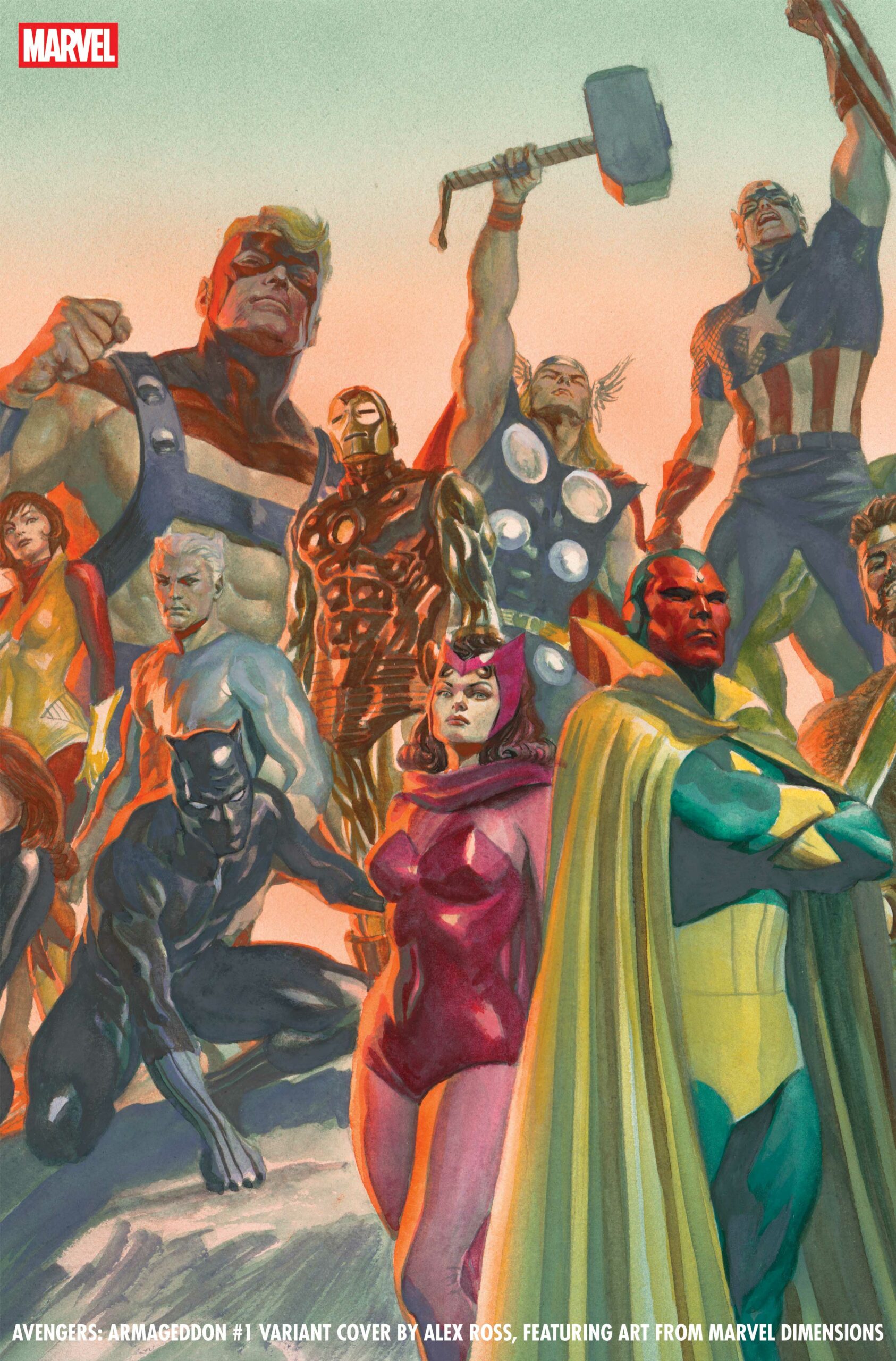 Alex Ross Reveals ‘Marvel Dimensions’ Art In June Marvel Variant Covers ...