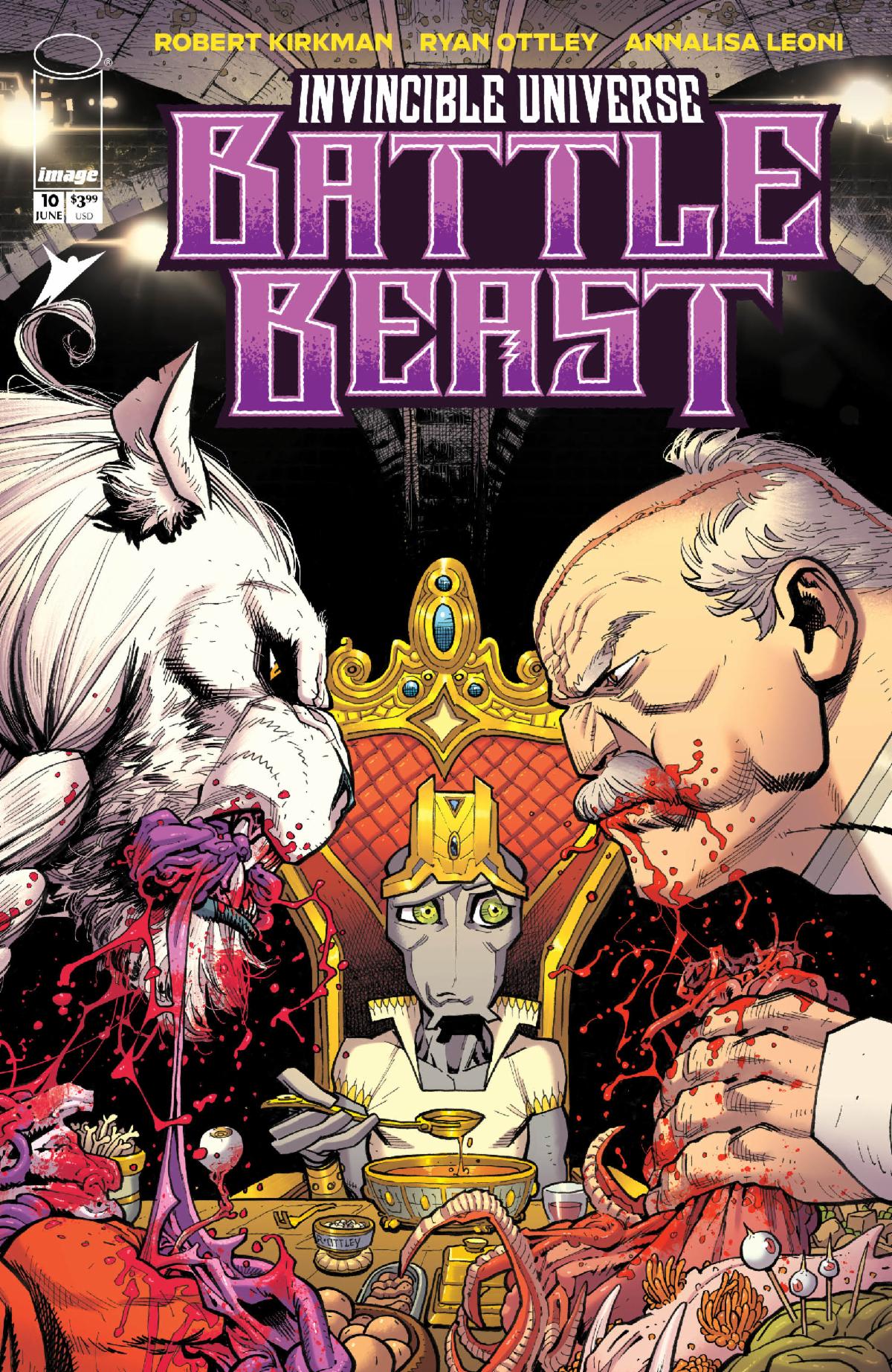 Battle Beast Vs. Conquest! A First Look At ‘Invincible Universe: Battle ...